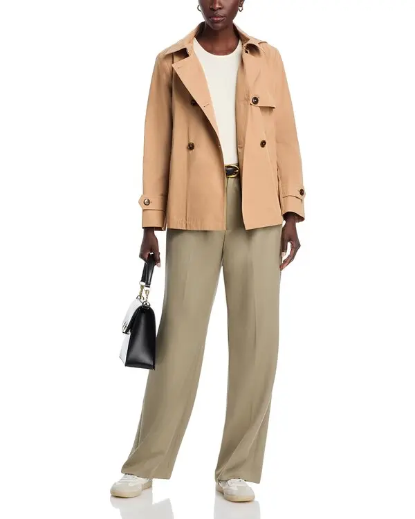 Herno Short Trench Coat - Camel