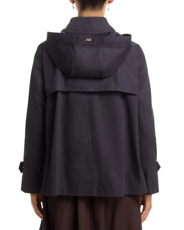 Herno Short Trench Coat - Navy