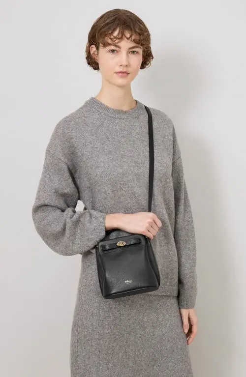 Mulberry Mini Islington Leather Bucket Bag - Black
