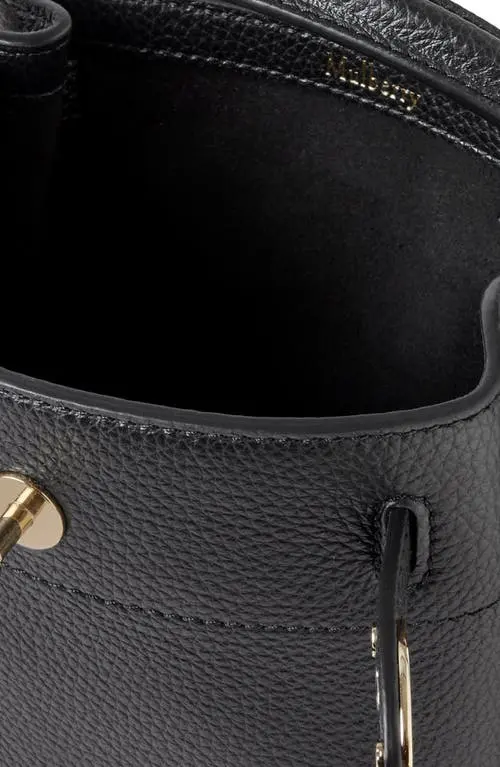 Mulberry Mini Islington Leather Bucket Bag - Black