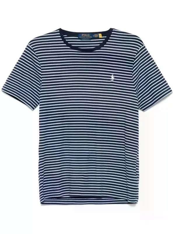 Polo Ralph Lauren Striped Cotton T-shirt - Blue