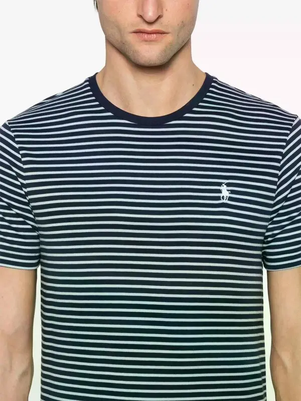 Polo Ralph Lauren Striped Cotton T-shirt - Blue