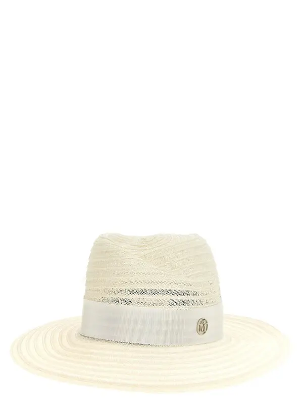 MAISON MICHEL Virginie Hat - White