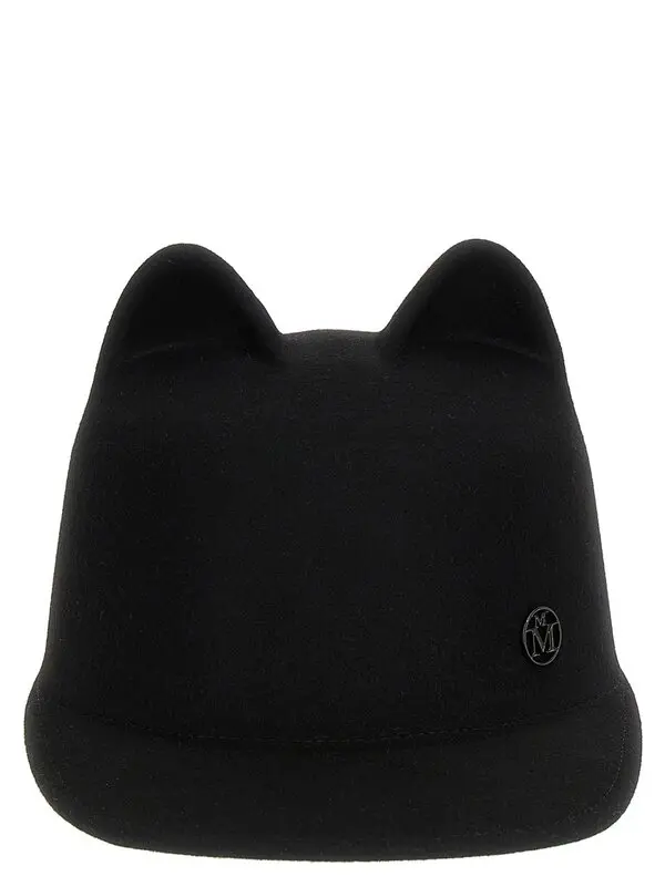 MAISON MICHEL Jamie Felt Hat - Black