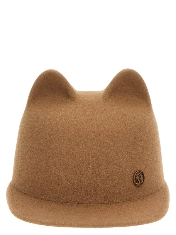 MAISON MICHEL Jamie Felt Hat - Brown