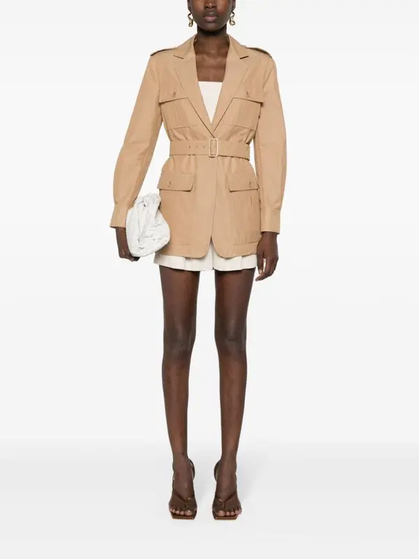 Max Mara Cotton Canvas Trench Coat