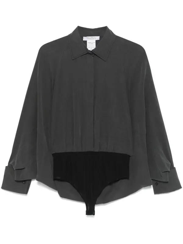 Max Mara Silk Bodysuit