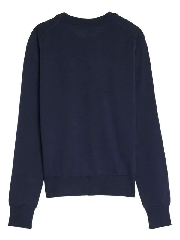 Maison Kitsuné Baby Fox Wool Jumper - Blue