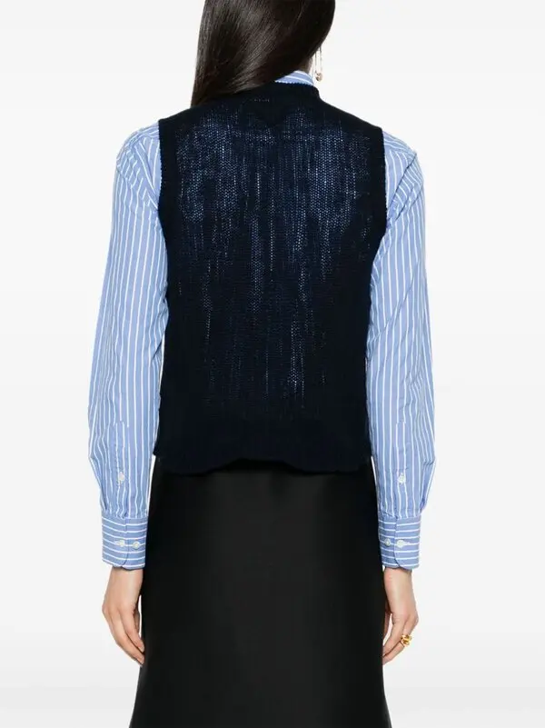 Prada Cashmere Vest - Blue