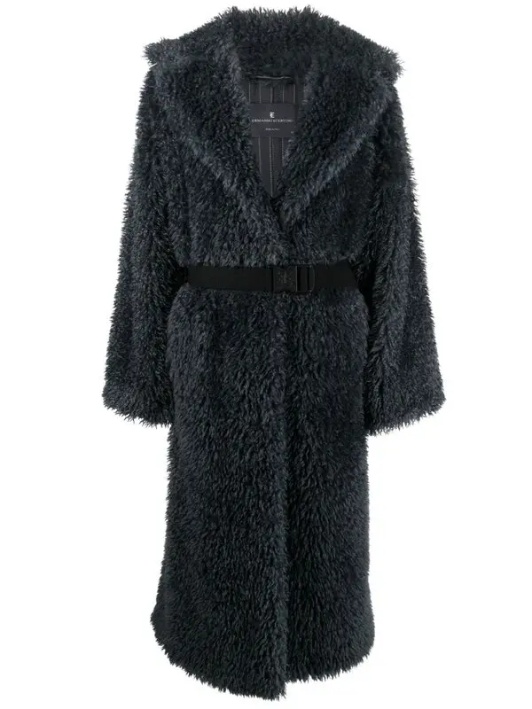 Ermanno Scervino Shearling Teddy Coat