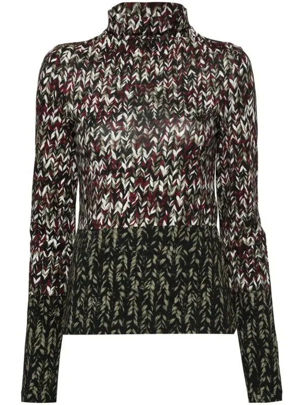 Loewe Jersey Turtleneck Sweater - Multicolour