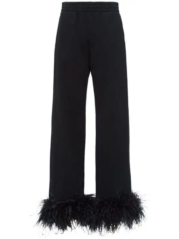 Prada Feathered Sweatpants