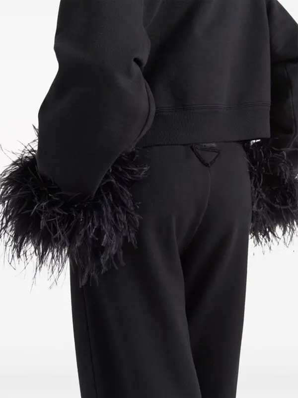 Prada Feathered Sweatpants