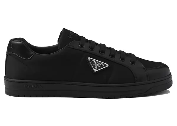 Prada Downtown Low-top Re-nylon Sneakers - Black