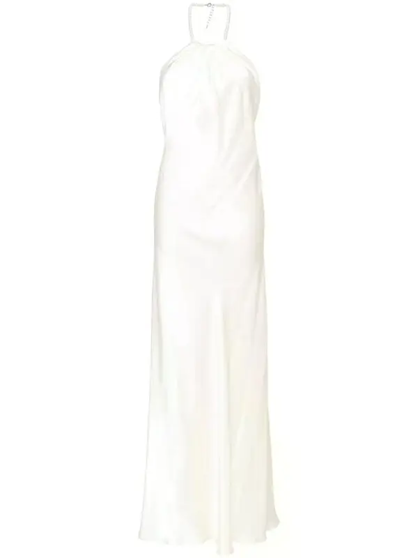 Michelle Mason Halterneck Gown