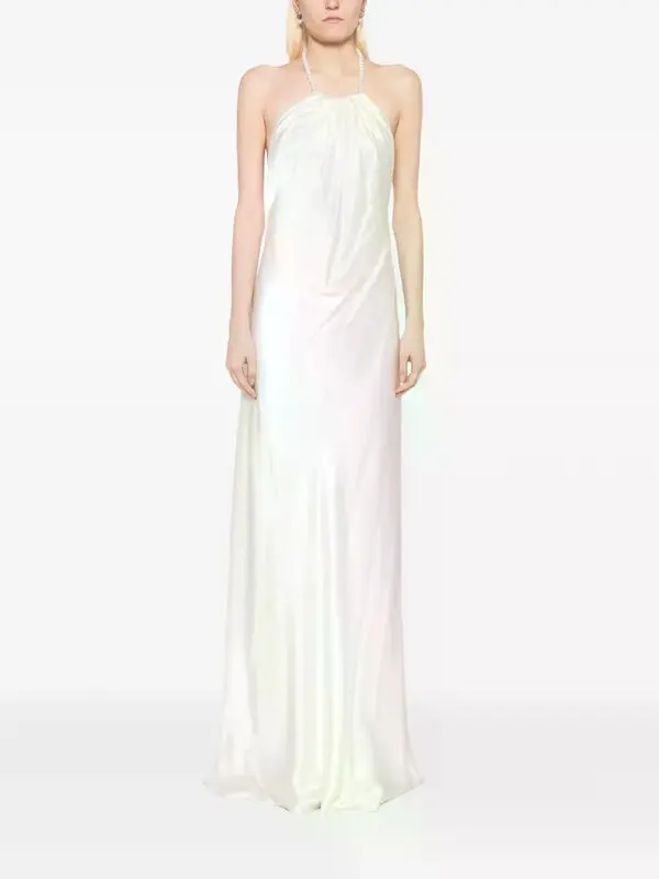 Michelle Mason Halterneck Gown