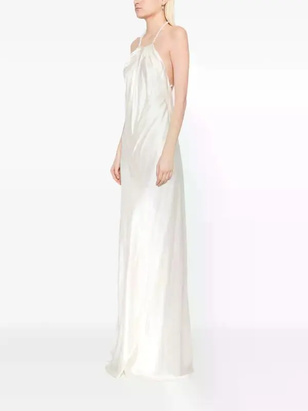 Michelle Mason Halterneck Gown