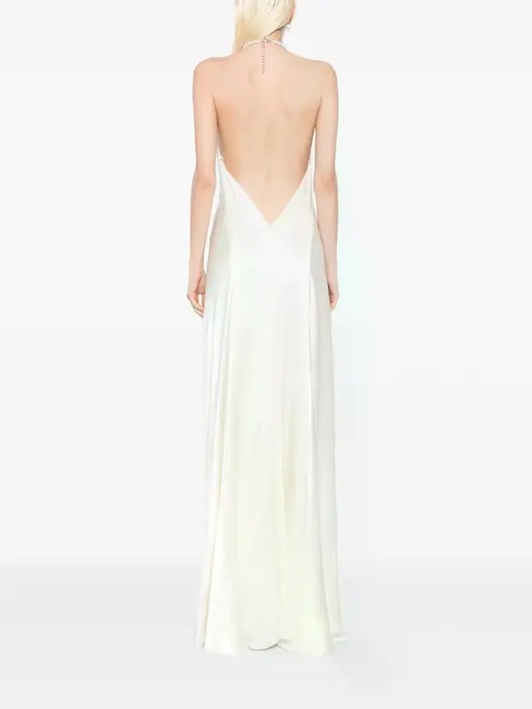Michelle Mason Halterneck Gown