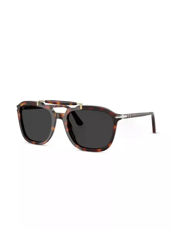 Persol Tortoiseshell Square Frame Sunglasses