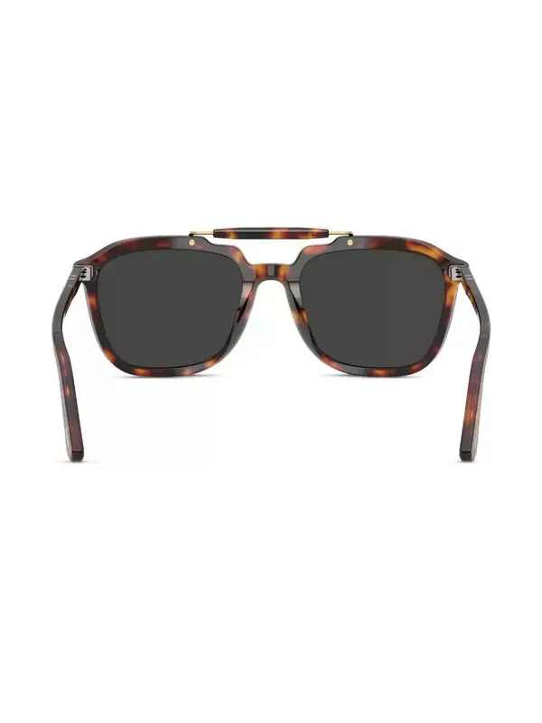 Persol Tortoiseshell Square Frame Sunglasses