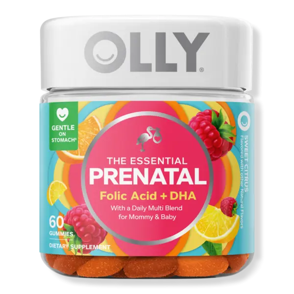OLLY Prenatal Multivitamin Gummy Supplement With Folic Acid - One-color