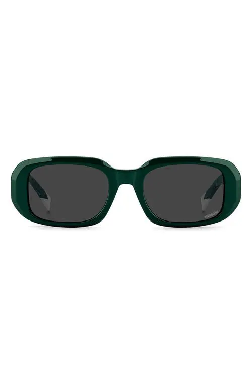 Missoni 52mm Rectangular Sunglasses - Green/ Grey