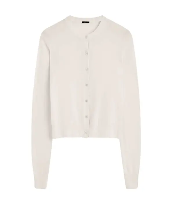 JOSEPH Button-down Crewneck Cardigan