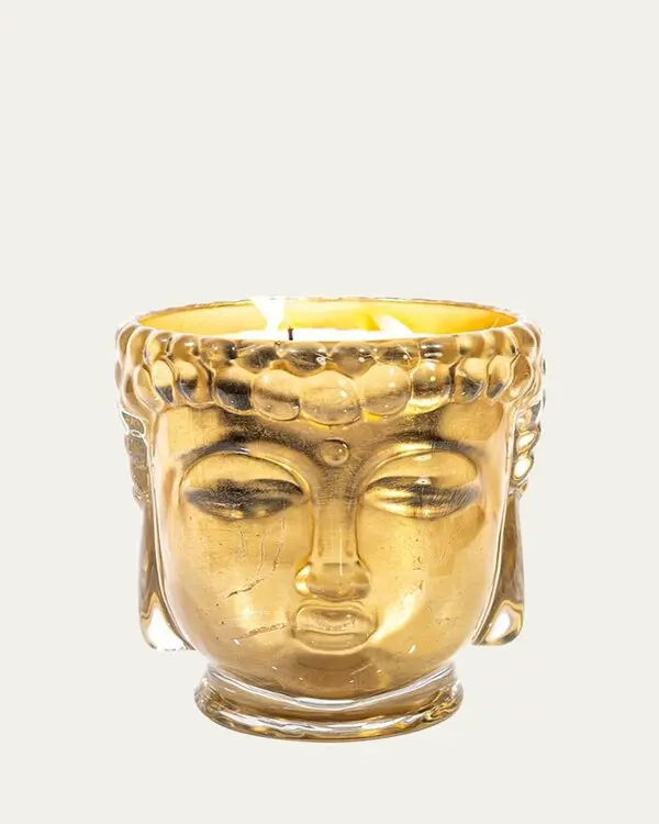 THOMPSON FERRIER 40 Oz Croesus Golden Buddha Candle - Gold