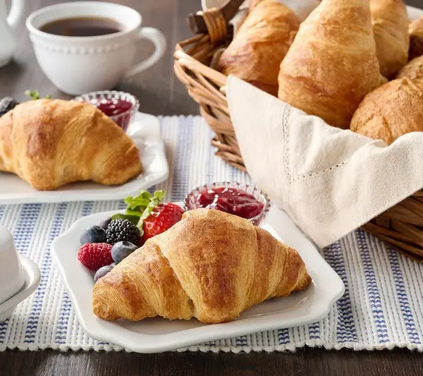 AUTHENTIC GOURMET 12 Large French Buttercroissants - One-color