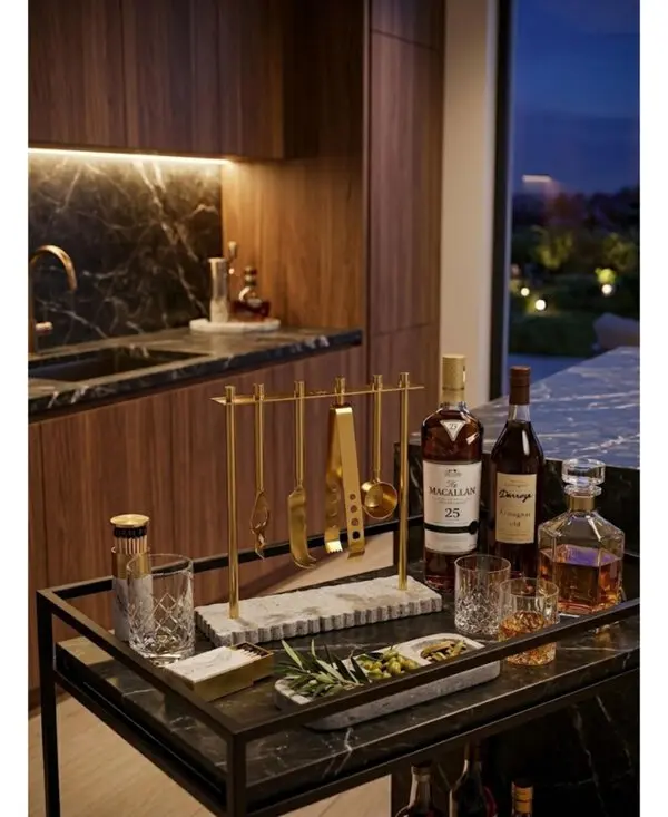 GAURI KOHLI Jubel Bar Tools Set - Beige