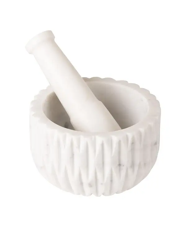 GAURI KOHLI Russell Marble Mortar And Pestle