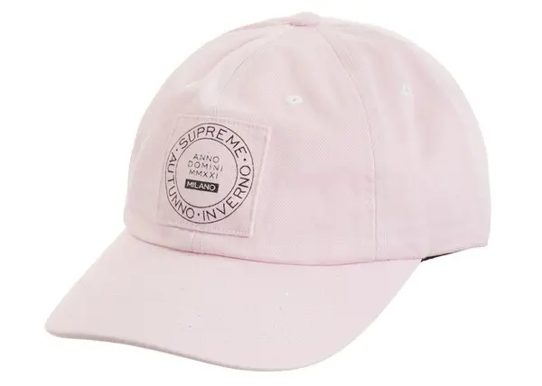Supreme Milano Patch 6-panel Cap - Pink
