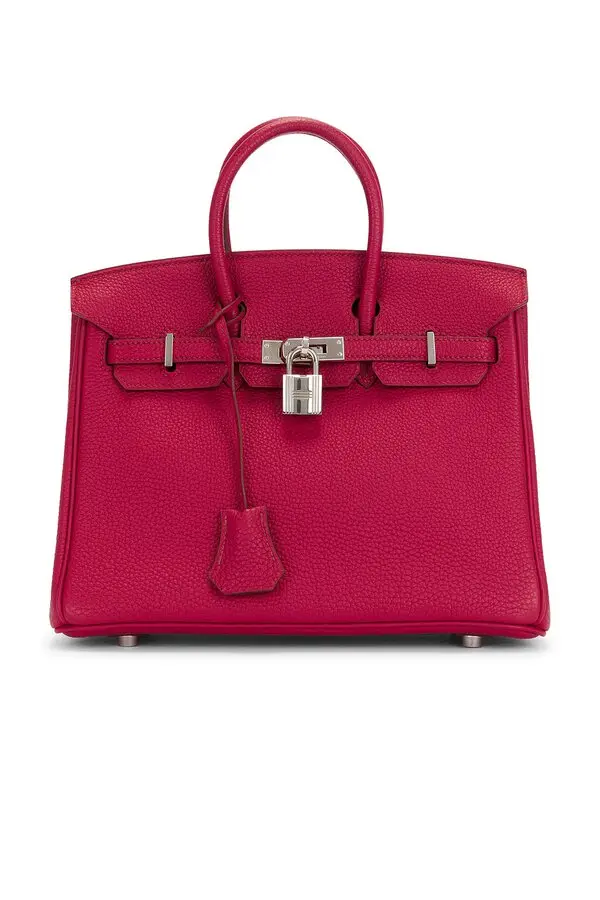 Hermès Togo Birkin 25 Handbag - Rouge Grenat