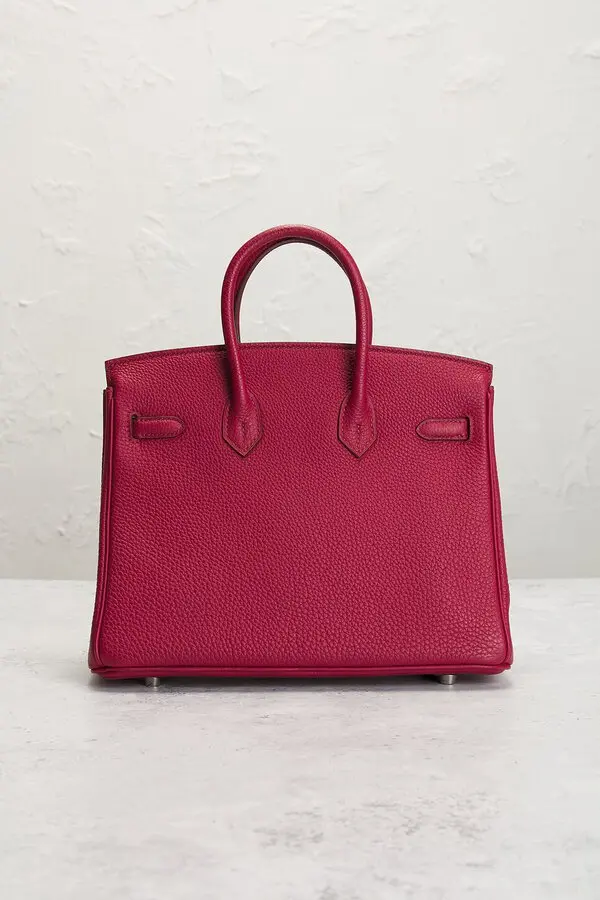Hermès Togo Birkin 25 Handbag - Rouge Grenat