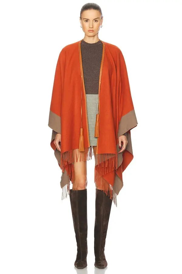 HermèS Cape Cloak Orange Editorialist