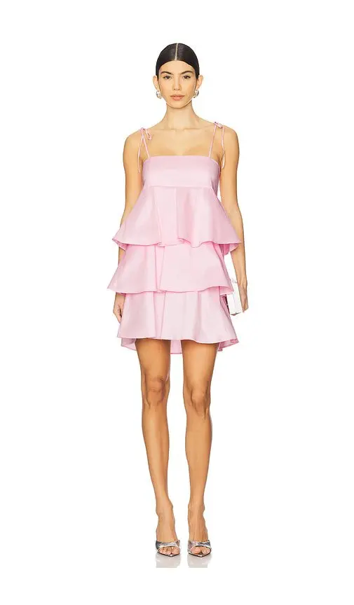 strapless open back dress Mme. Carlton Mini Bow Dress main image 0