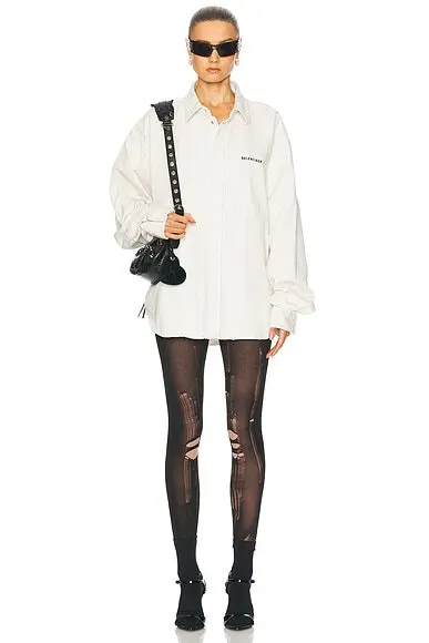 Balenciaga Large Fit Long Sleeve Shirt