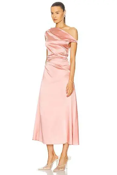 Staud Phare Off-shoulder Dress
