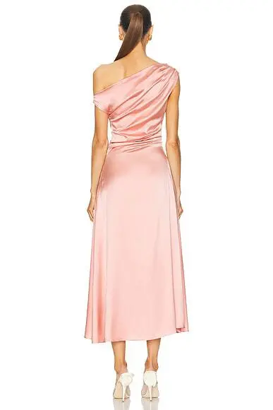 Staud Phare Off-shoulder Dress