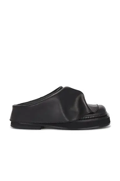 Attico Mini Robin Sabot Flat - Black