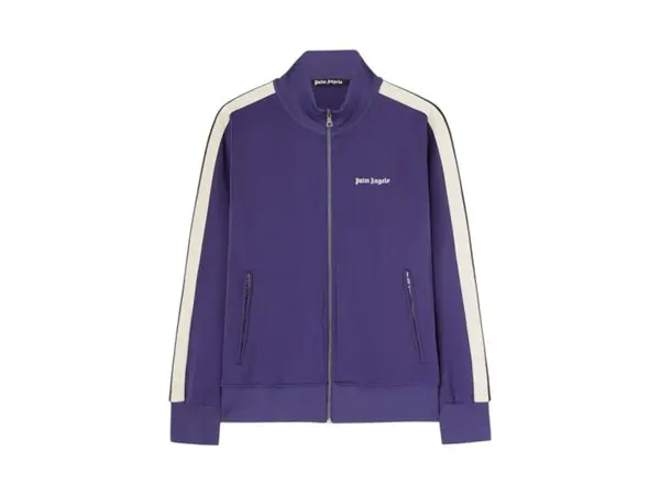 Palm Angels Classic Logo Track Jacket - Navy Blue