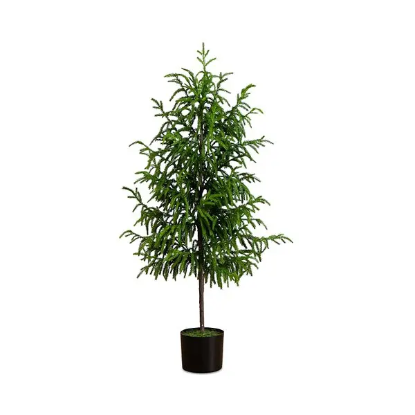 NEARLY NATURAL 4' Artificial Norfolk Pine Tree - Green