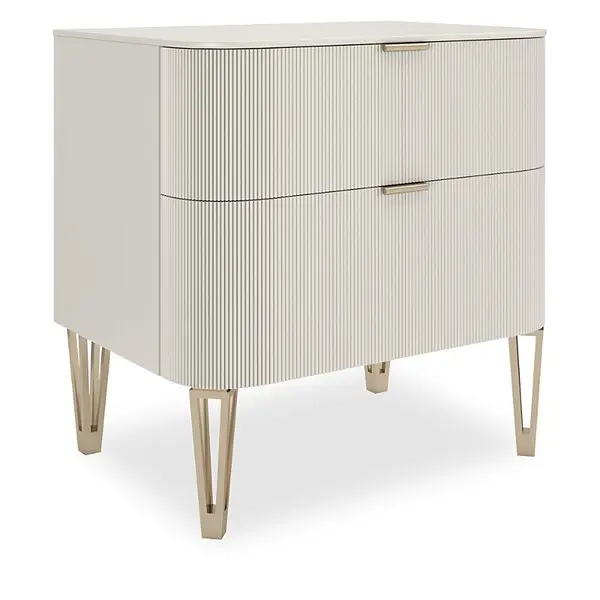 CARACOLE True Love 26 Nightstand - Matte Pearl