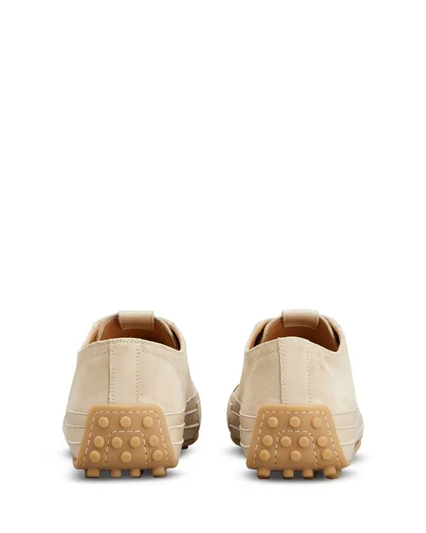TOD'S Cassetta Pelle Leather Sneakers - Open Beige