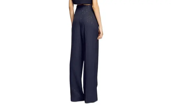 Sandro Sequin Suit Pants - Black
