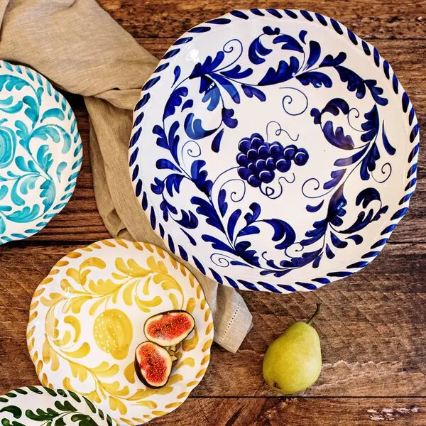 VIETRI Arezzo Cobalt Serving Bowl