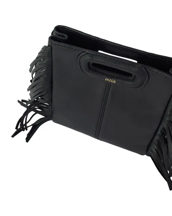 Maje Mini Leather Fringe Bag