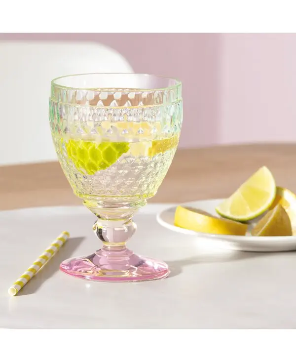 VILLEROY & BOCH Boston Pearl Crystal Goblet, Set Of 4 - Multi