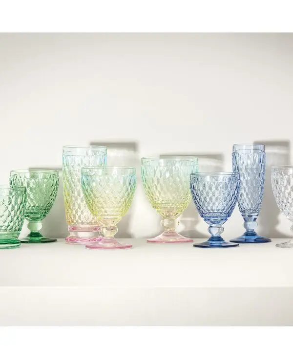 VILLEROY & BOCH Boston Pearl Crystal Goblet, Set Of 4 - Multi