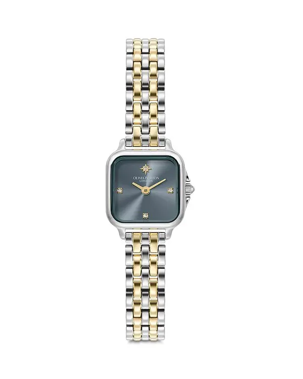 OLIVIA BURTON Grosvenor Mini Watch - Blue/two Tone